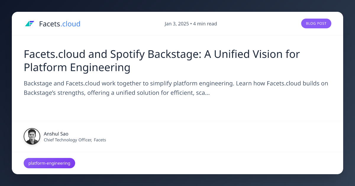 Facets Vs Spotify Backstage